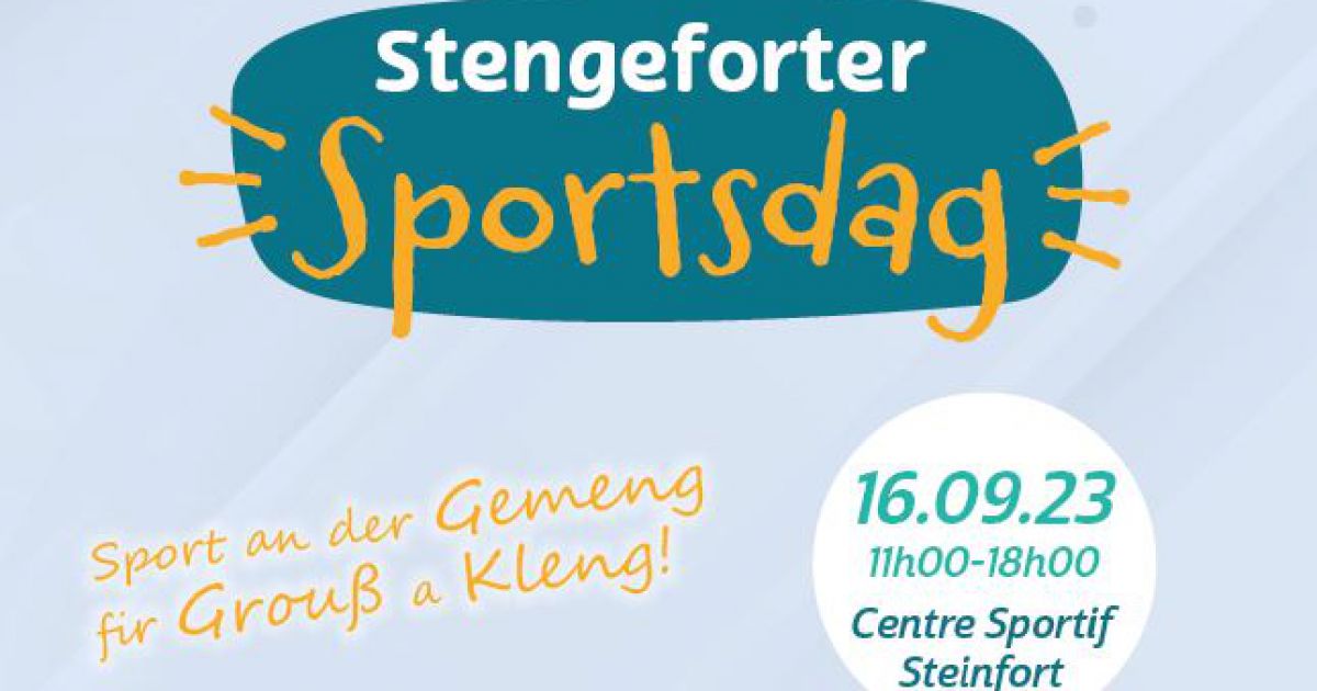 2. STENGEFORTER SPORTSDAG - Administration Communale de Steinfort