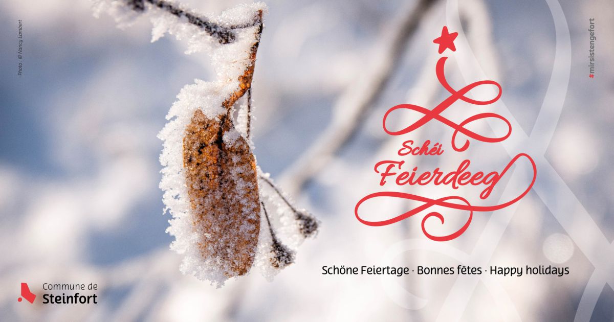 SCHÉI FEIERDEEG - Administration Communale de Steinfort