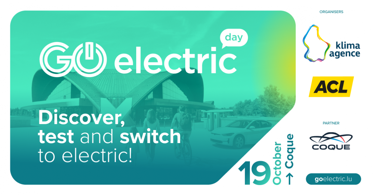 GO Electric Day 2025 – D’Zukunft vun der Mobilitéit waart op Iech ...